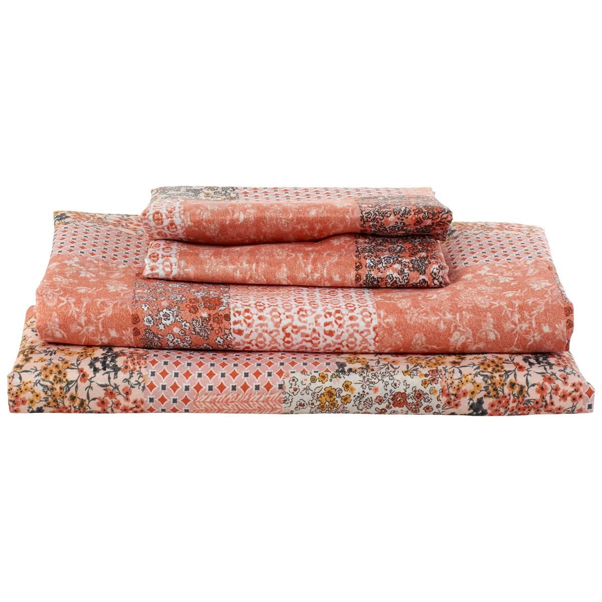 Click here for Ashley Cooper(tm) Julie Coral Microfiber Sheet Set prices