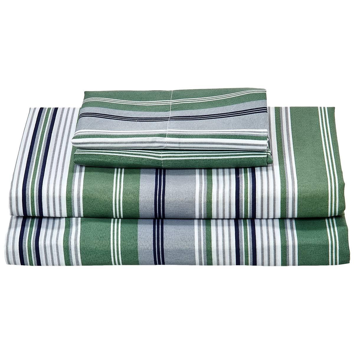 Click here for Ashley Cooper(tm) Brooks Stripe Microfiber Sheet S... prices