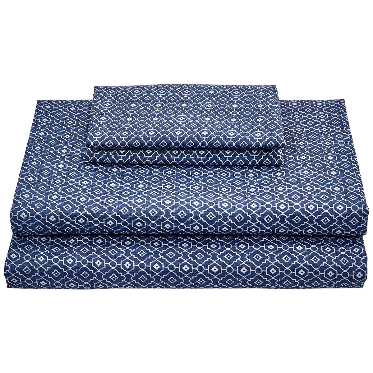 Click here for Ashley Cooper(tm) Cullman Blue Microfiber Sheet Se... prices