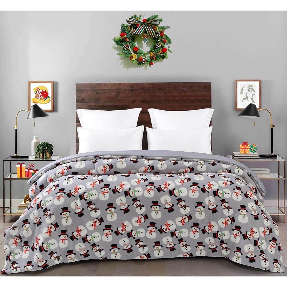 Click here for Ashley Cooper(tm) Festive Frosty Plush Comforter prices