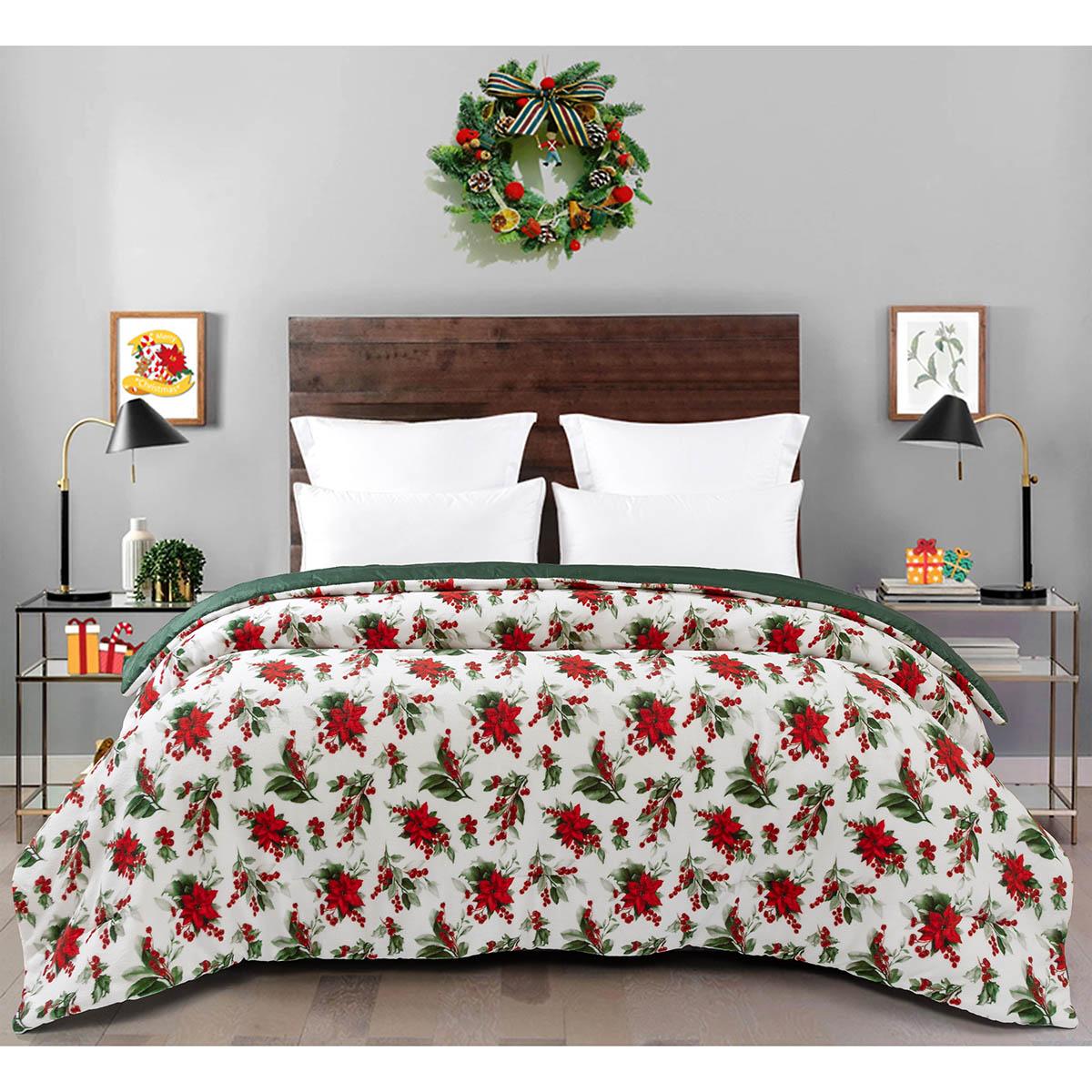 Click here for Ashley Cooper(tm)  Poinsettia Plush Comforter prices