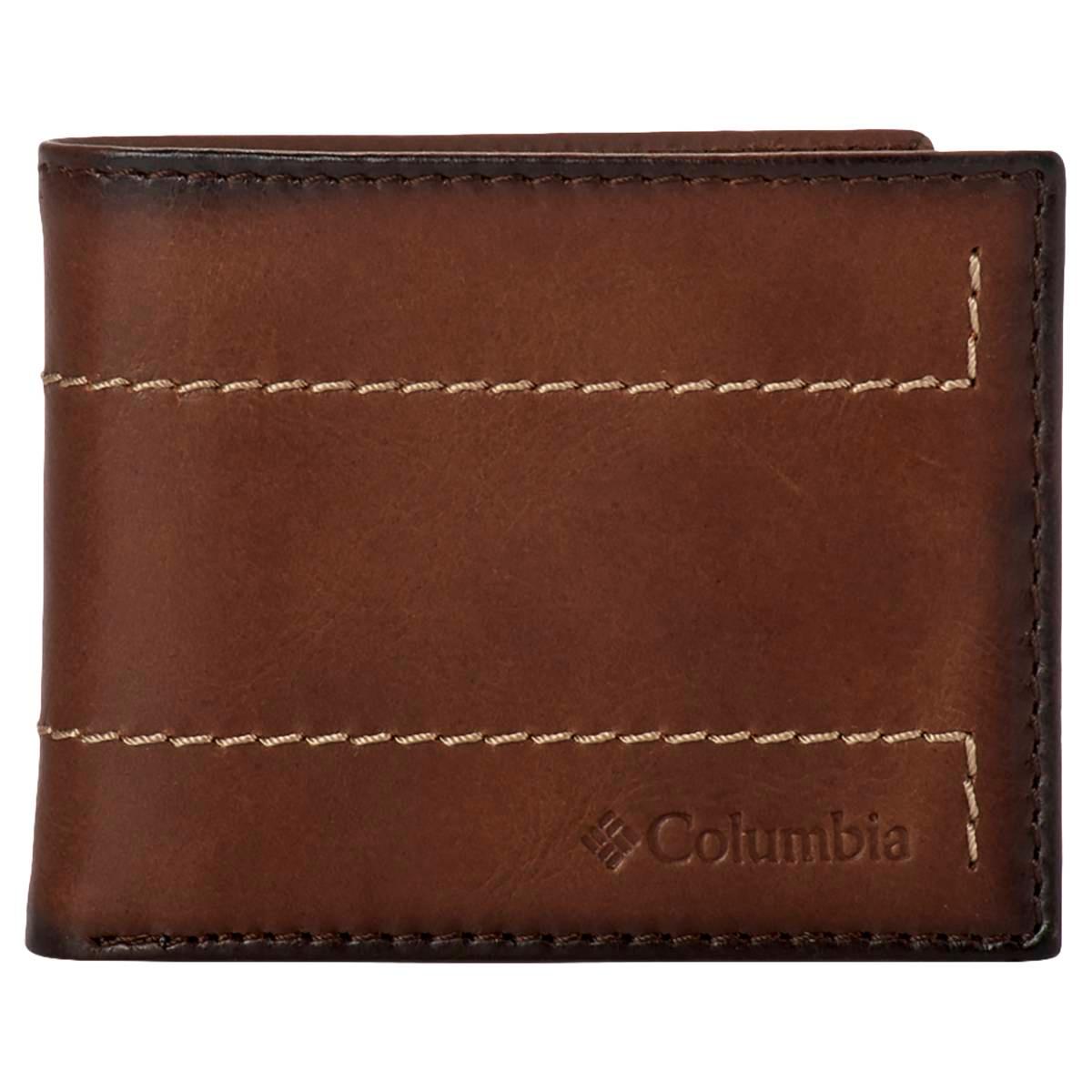 Click here for Mens Columbia Leather Extra Capacity Bifold Wallet prices