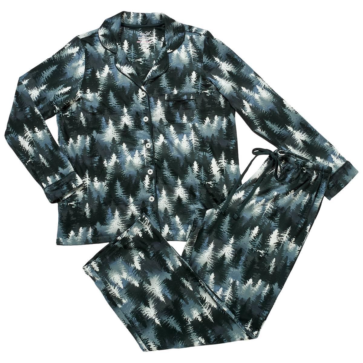 Click here for Womens Rene Rofe(R) Tree Printed Pajama Set prices