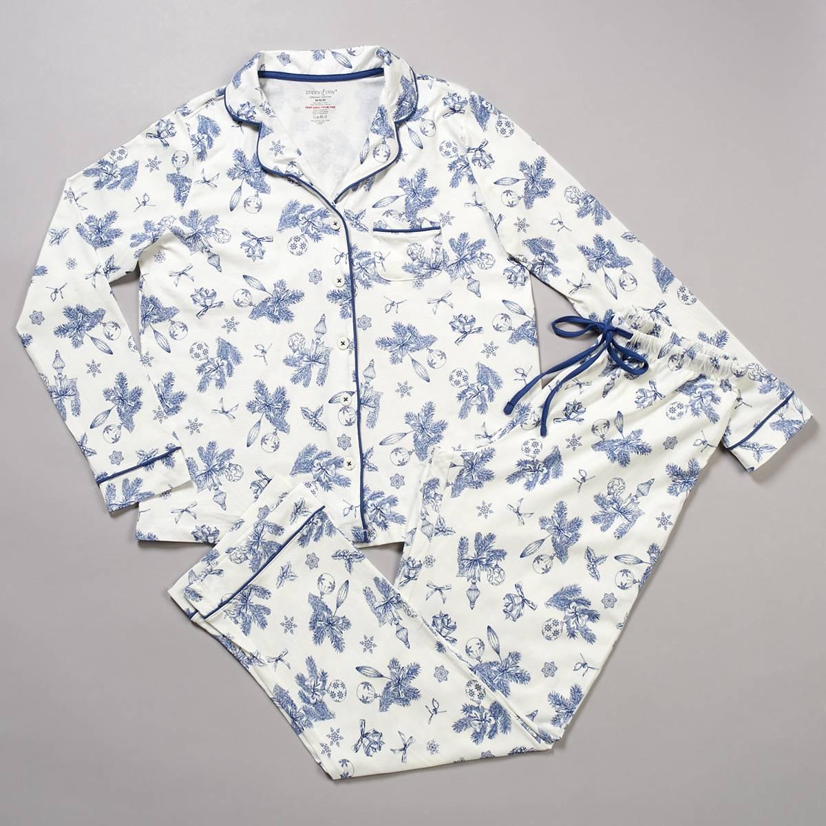 Click here for Womens Poppy & Clay Ornament Pajama Gift Set prices