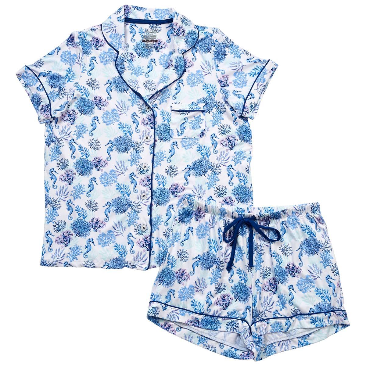 Click here for Plus Size Rene Rofe(R) Short Sleeve Sea Life Pajam... prices