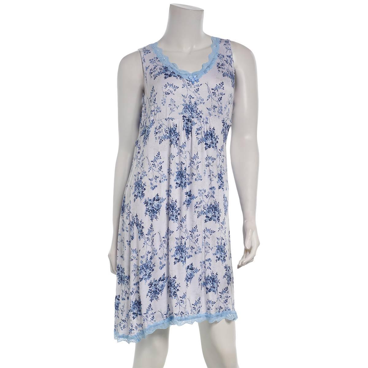 Click here for Womens Rene Rofe(R) Sleeveless Lace Floral Chemise prices