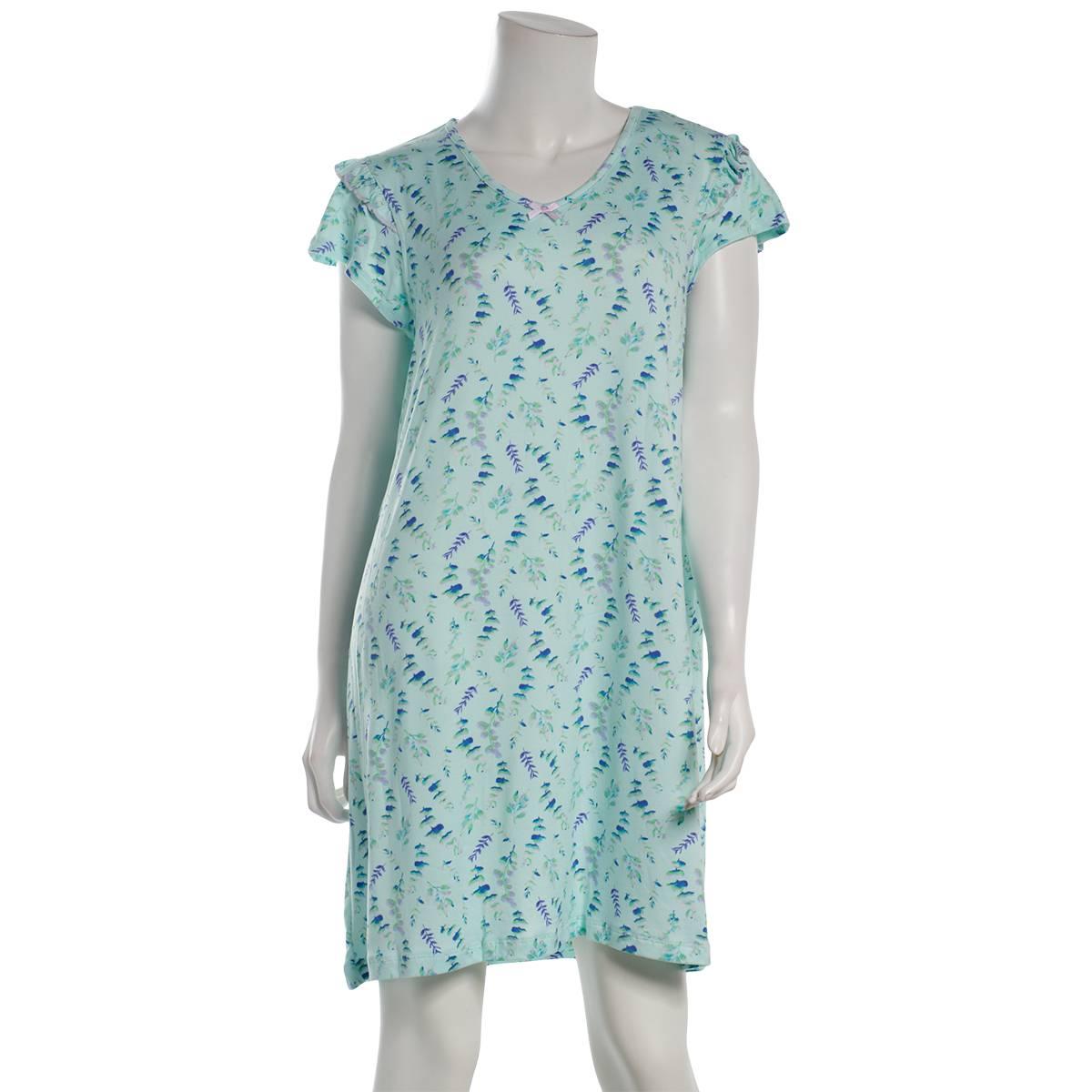 Click here for Plus Size Rene Rofe(R) Short Sleeve Floral Nightsh... prices