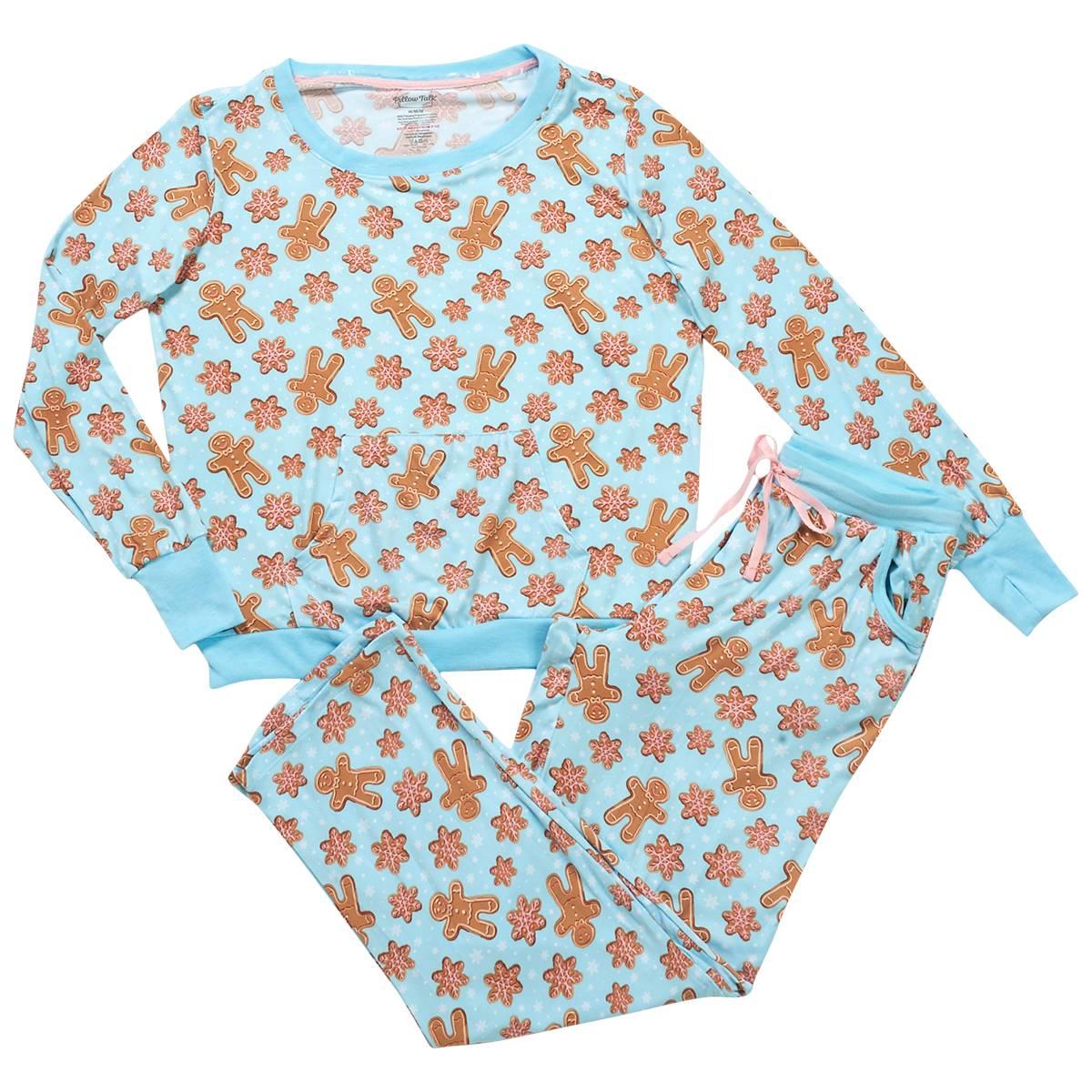 Click here for Womens Pillow Talk Long Sleeve Gingerbread Pajama... prices