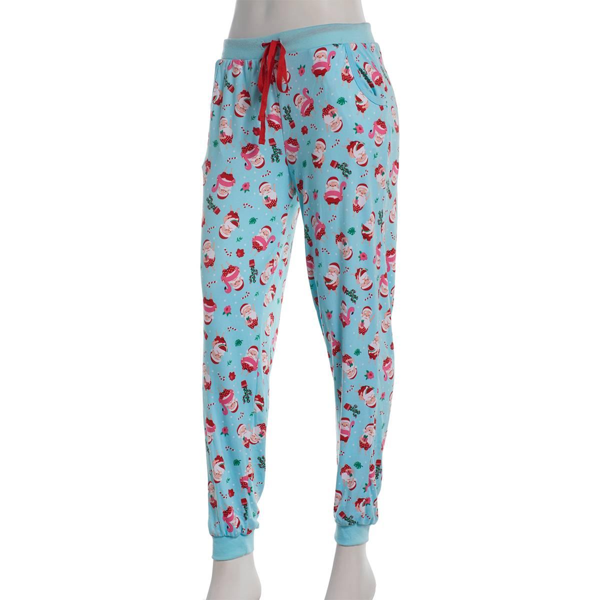 Click here for Juniors Pillow Talk Pool Santa Pajama Joggers prices