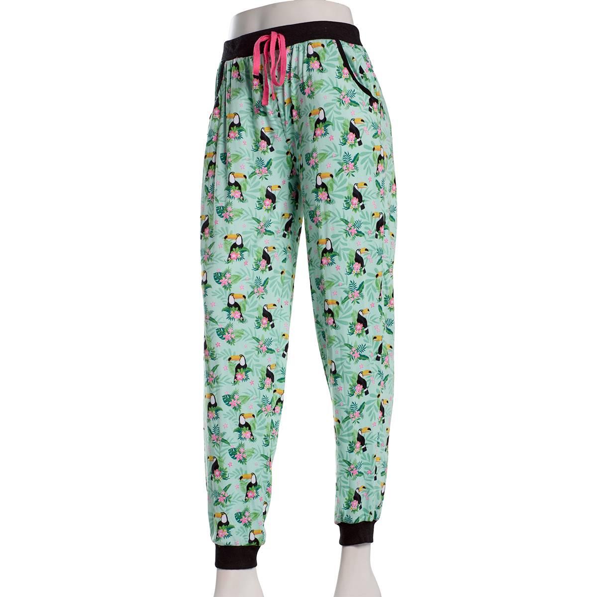 Click here for Juniors Pillow Talk Toucan Pajama Joggers prices