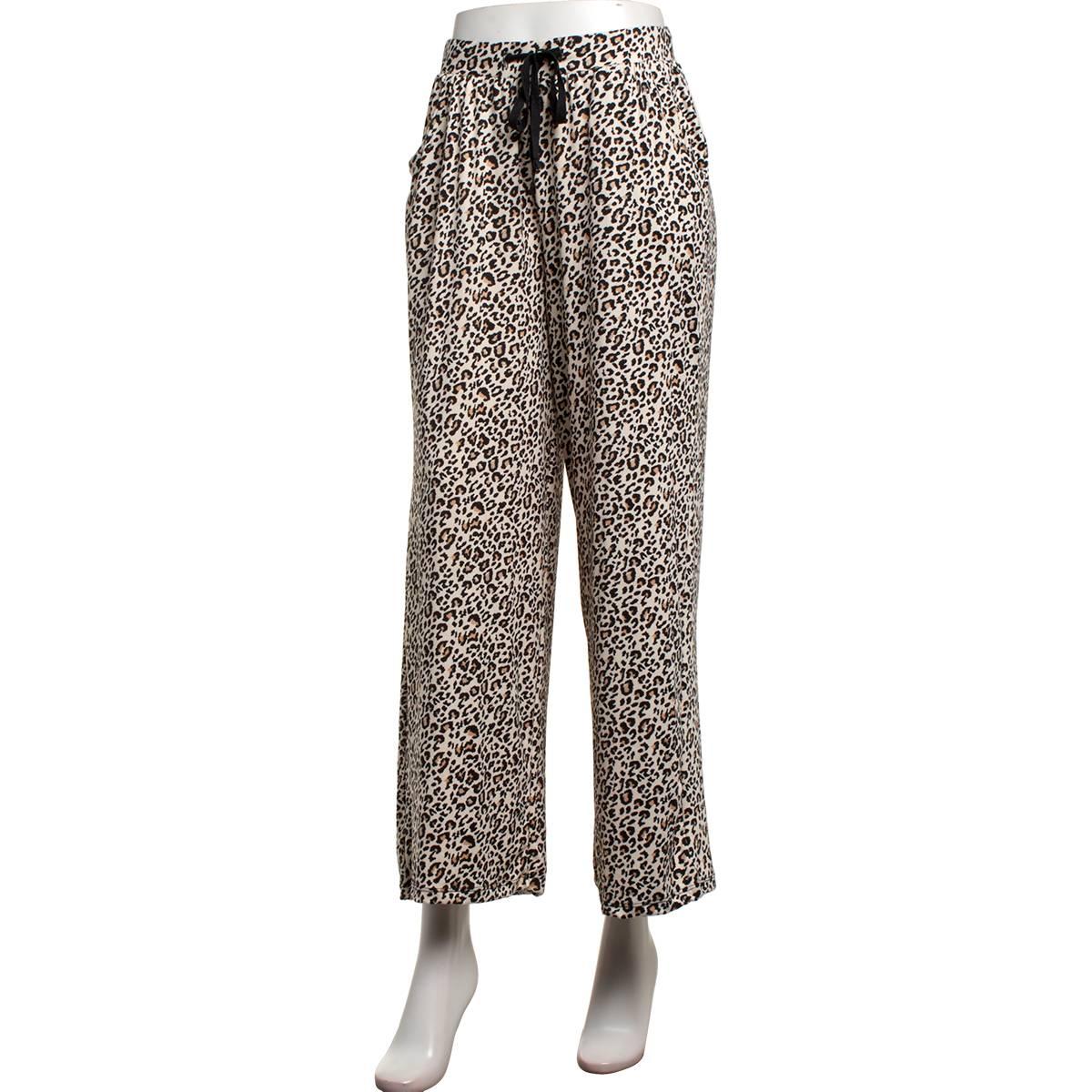 Click here for Juniors Pillow Talk Animal Wide Leg Pajama Pants prices