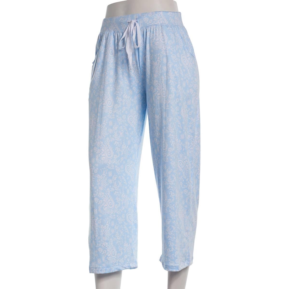 Click here for Womens Rene Rofe(R) Paisley Capri Pajama Pants prices