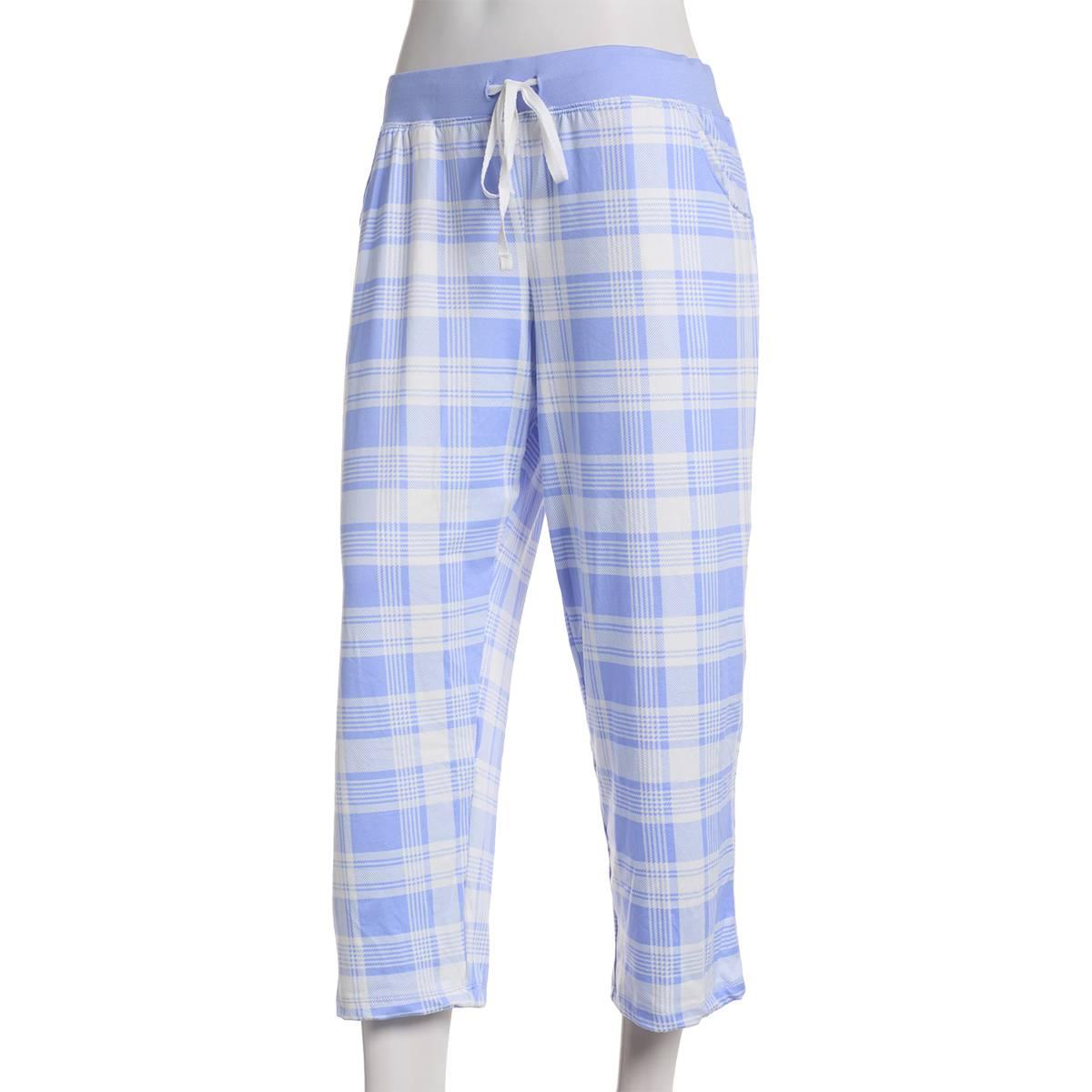 Click here for Plus Size Rene Rofe(R) Plaid Capri Pajama Pants prices
