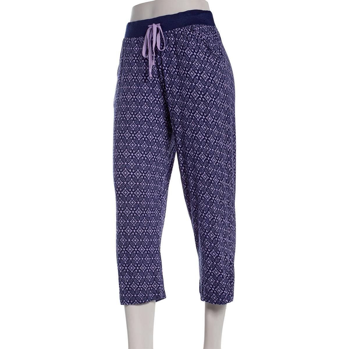 Click here for Womens Rene Rofe(R) Geometric Capri Pajama Pants prices
