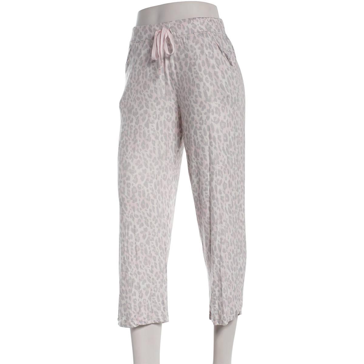 Click here for Womens Rene Rofe(R) Leopard Capri Pajama Pants prices