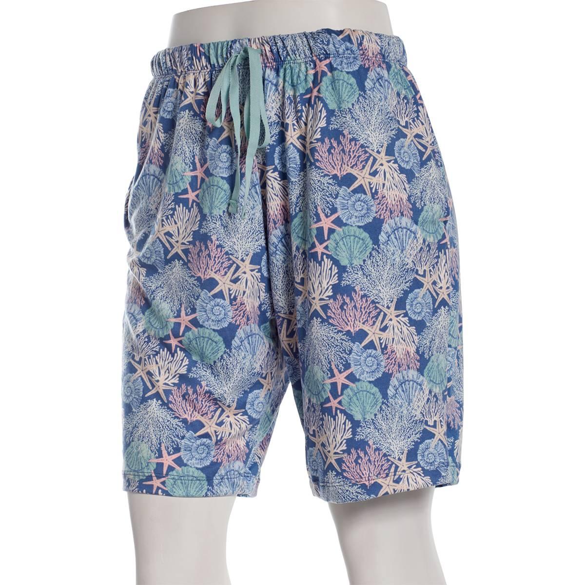 Click here for Plus Size Rene Rofe(R) Ocean Bermuda Pajama Shorts prices