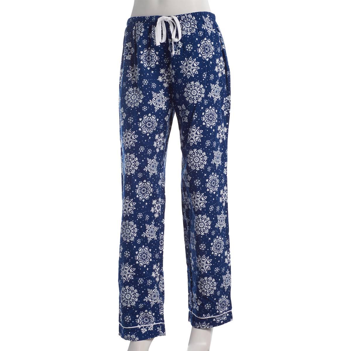 Click here for Womens Sun Moon & Stars Snowflakes Flannel Pajama... prices