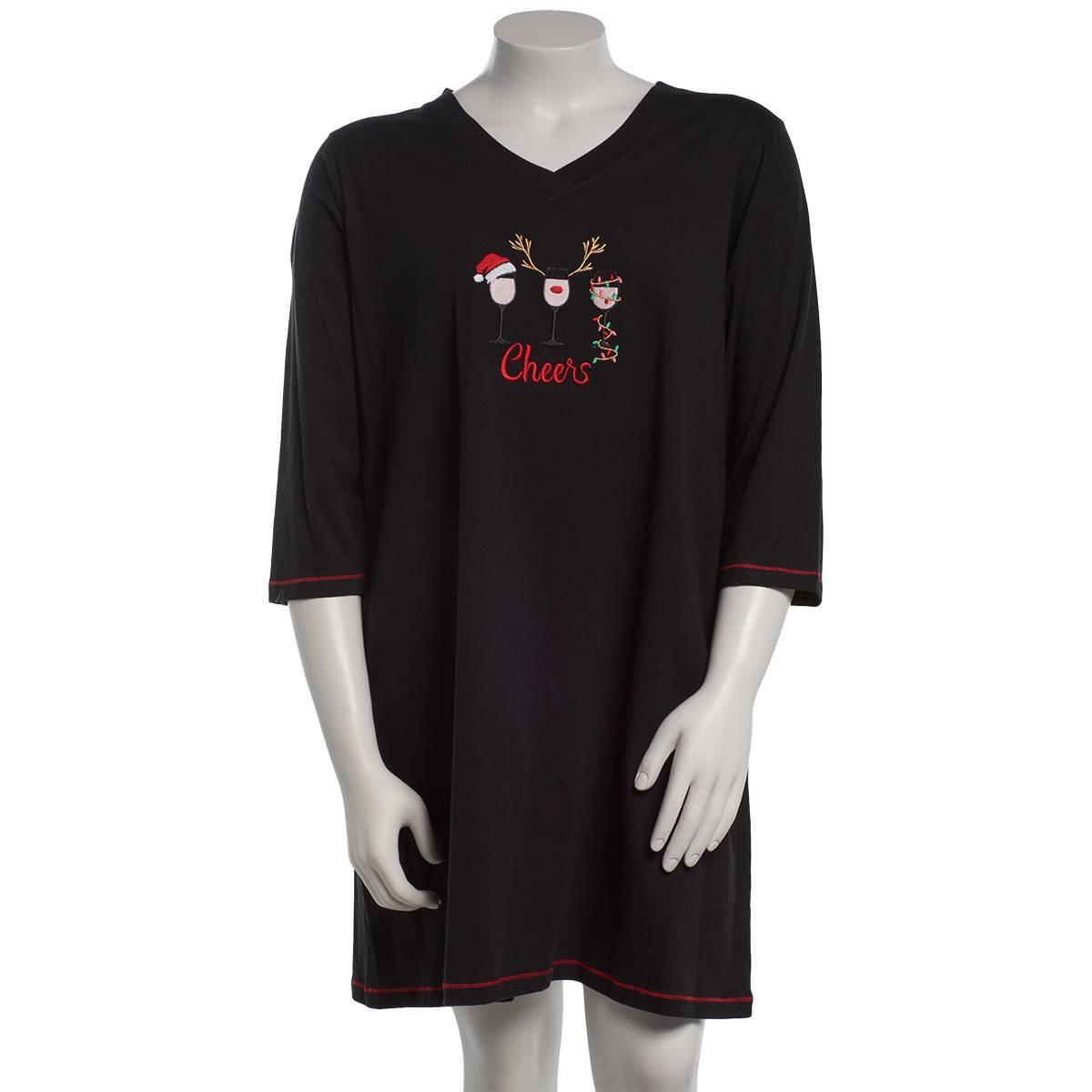 Click here for Plus Size Rene Rofe(R) Cheers Holiday Cocktails Ni... prices