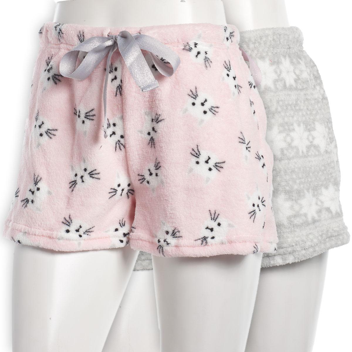 Click here for Womens Pillow Talk 2 Pack Fairisle & Cat Face Paja... prices