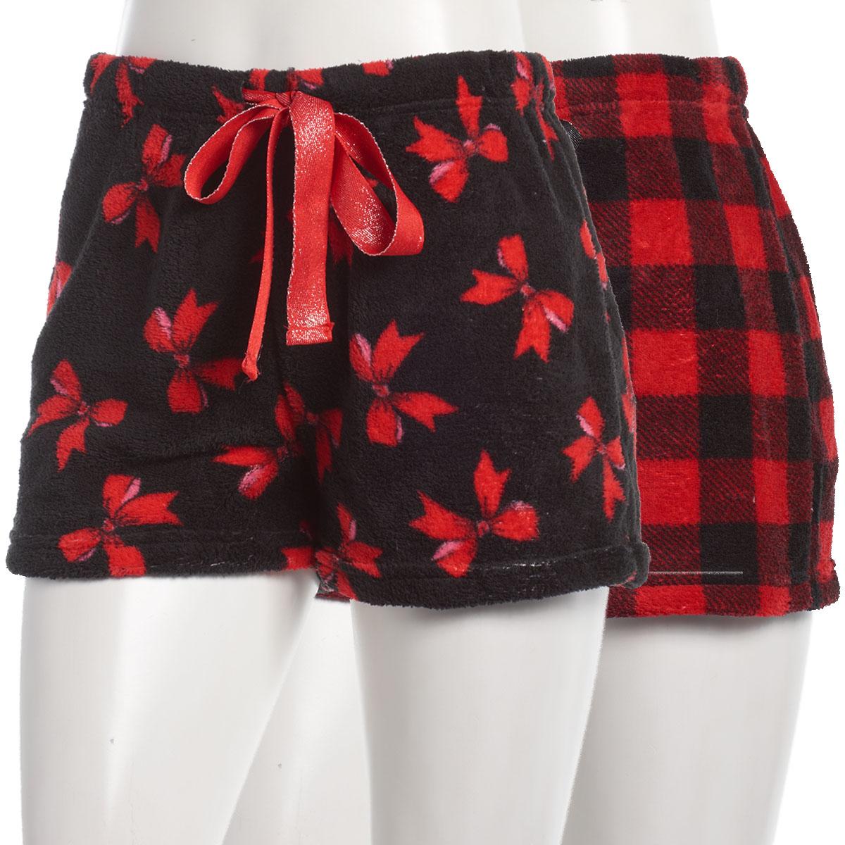 Click here for Womens Pillow Talk 2 Pack Checkered & Bows Pajama... prices