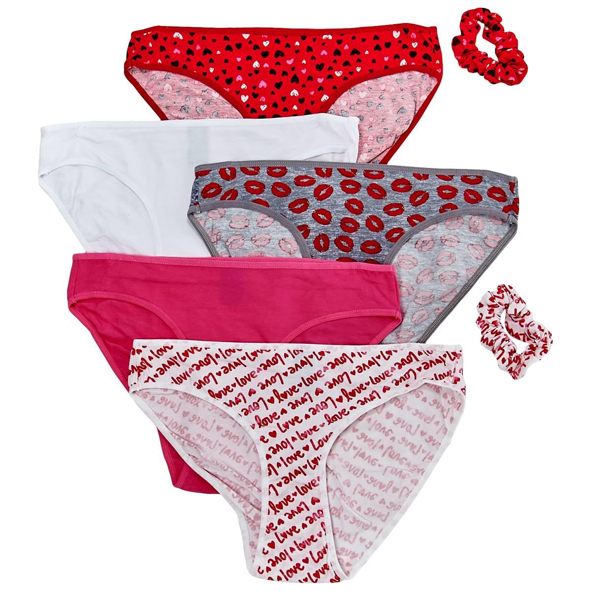 Click here for Womens Rene Rofe(R) 5pk. Bikini Panties w/Scrunchi... prices
