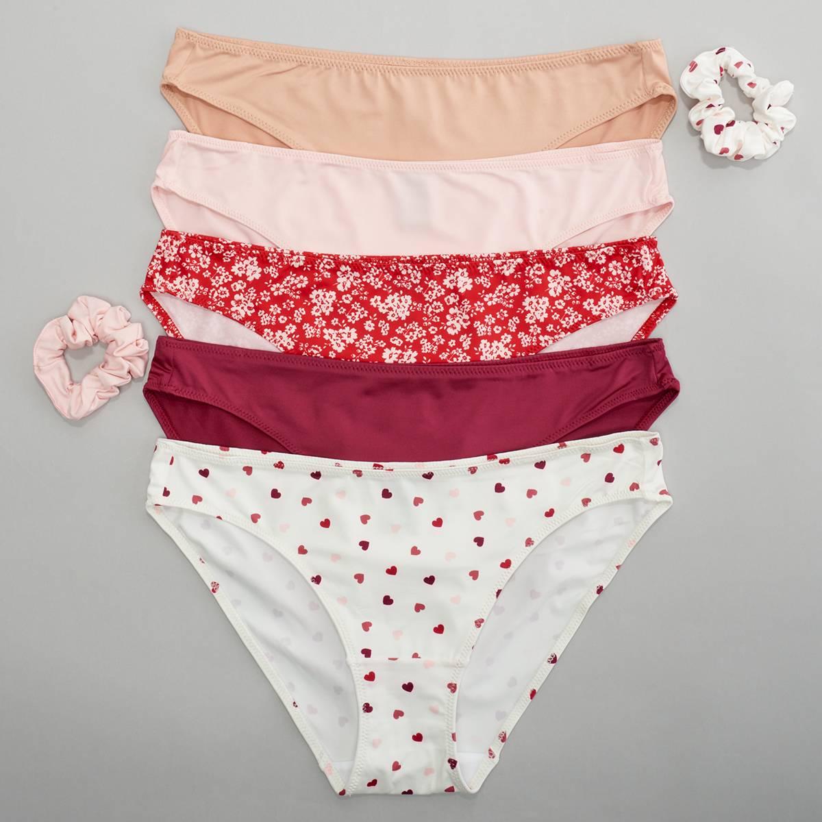 Click here for Womens Rene Rofe(R) 5pk. Micro Bikinis w/Scrunchie... prices