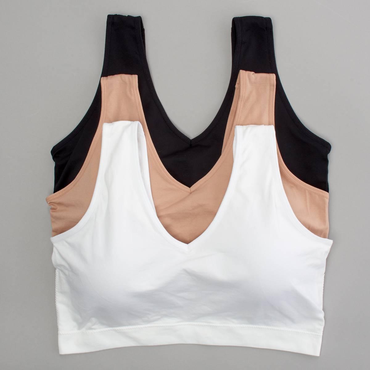 Click here for Plus Size Rene Rofe(R) 3pk. Modern Seamless Bralet... prices