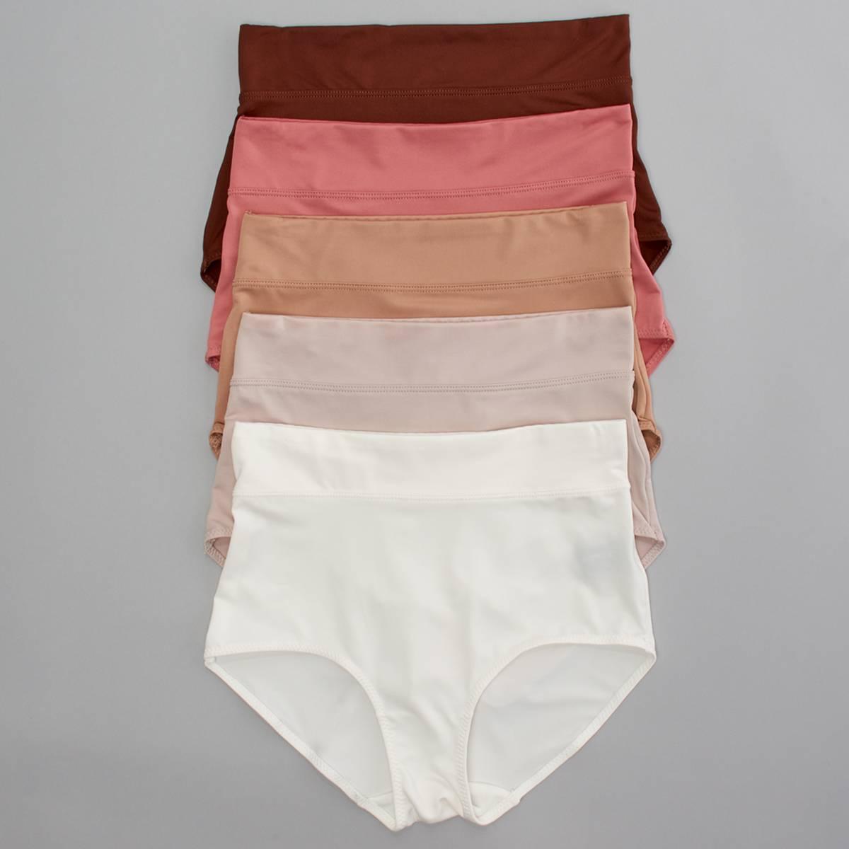 Click here for Womens Rene Rofe(R). 5pk. Muffin Top Brief Panties... prices