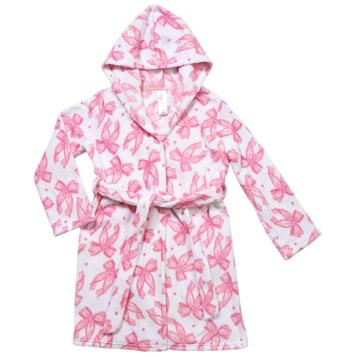 Click here for Girls Rene Rofe(R) Frostie Hugs Bow Plush Robe prices