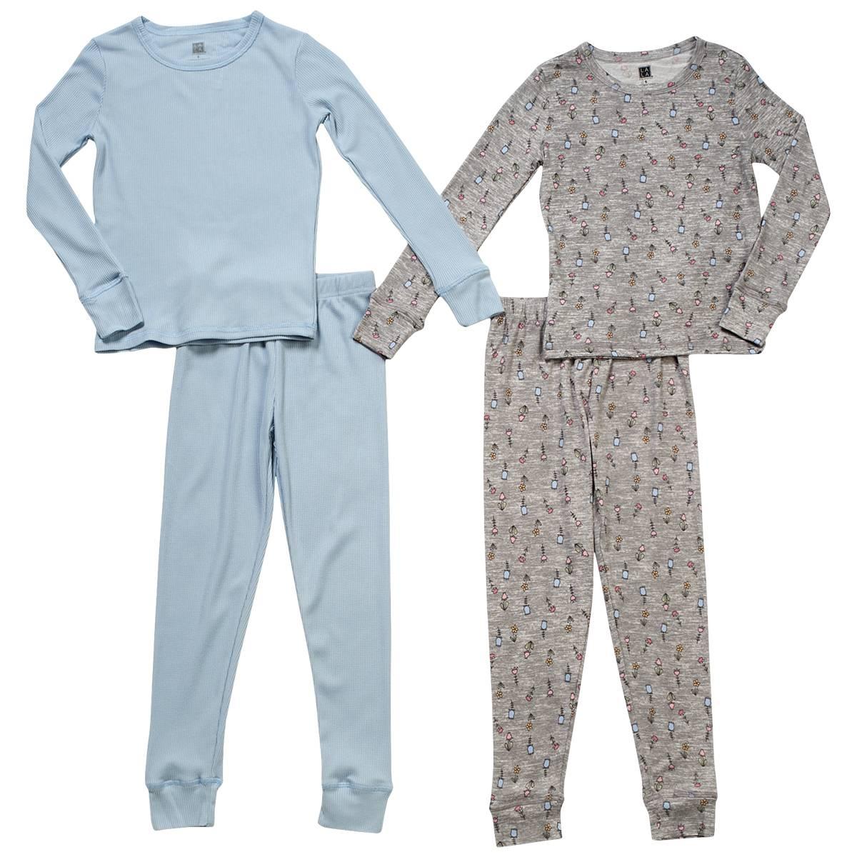 Click here for Girls Rene Rofe(R) Just Chill 4pc. Floral & Waffle... prices