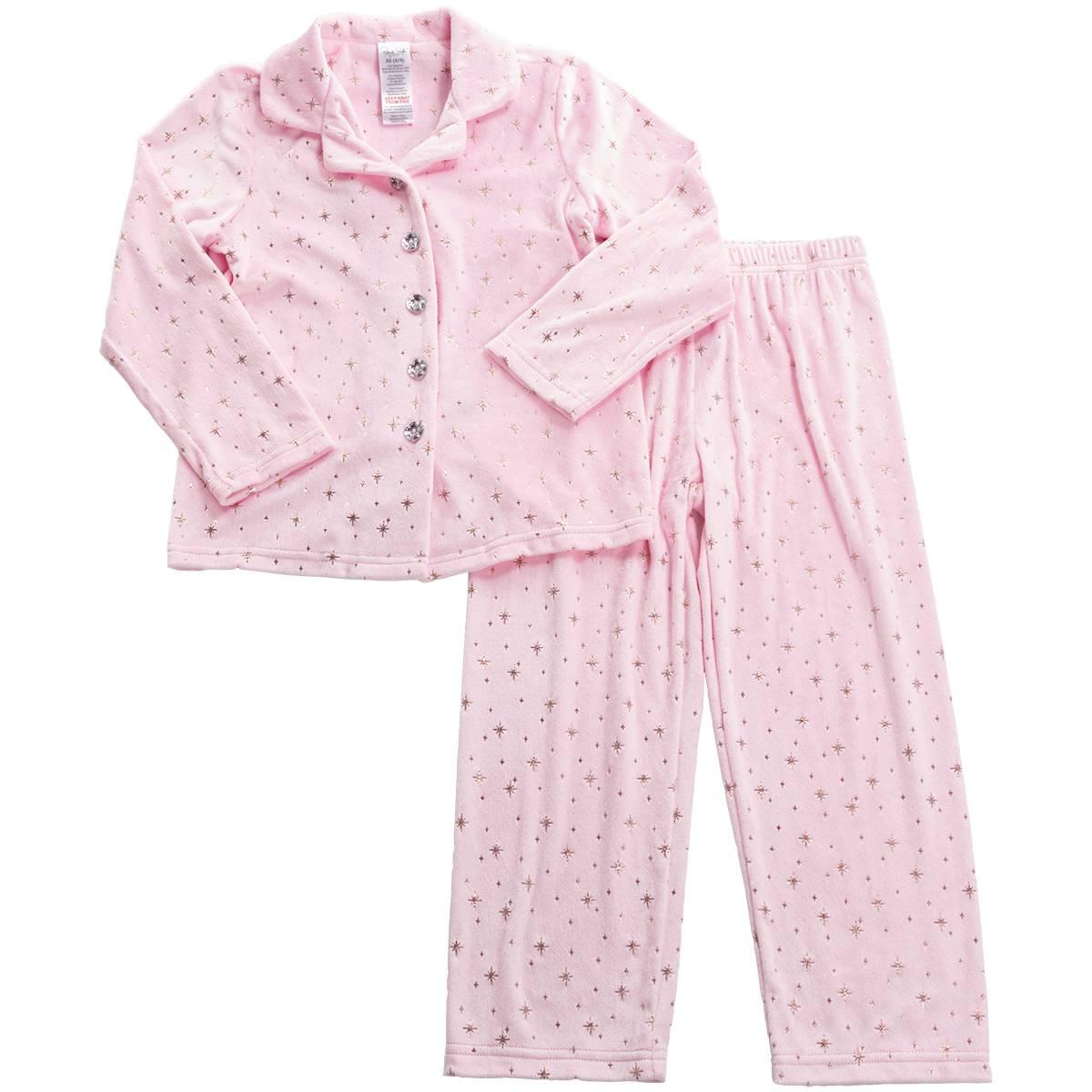 Click here for Girls (4-6x) Rene Rofe(R) 2pc. Gold Foil Star Velo... prices