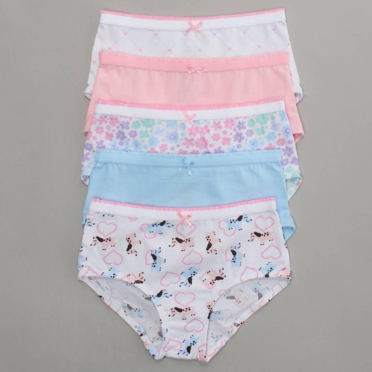 Click here for Girls (4-6x) Rene Rofe(R) 5pk. Samara Dog Briefs prices