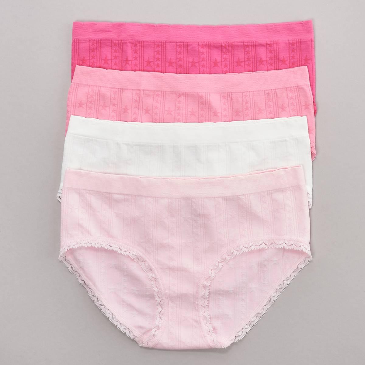Click here for Girls (7-16) Rene Rofe(R) Hera 4pk. Pink Seamless... prices