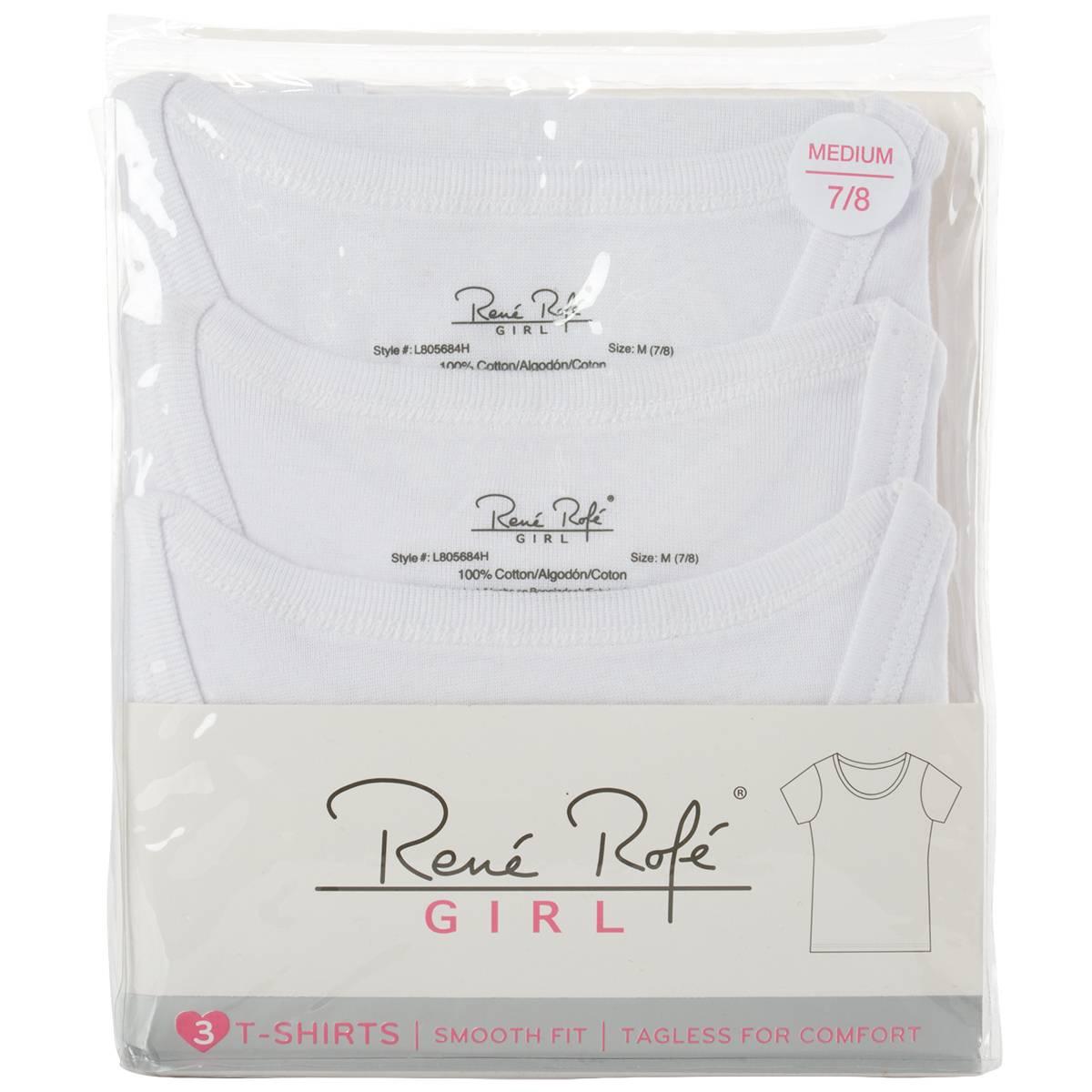 Click here for Girls Rene Rofe(R) 3pk. Solid Short Sleeve Package... prices