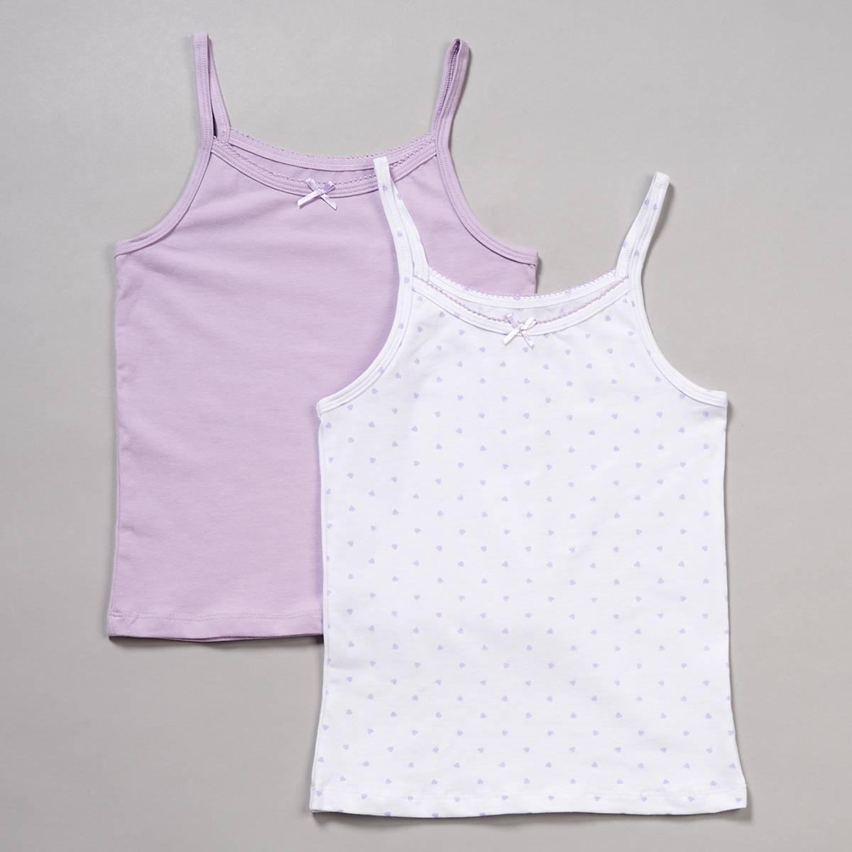 Click here for Girls (7-12) Rene Rofe(R) 2pk. Heart & Solid Camis... prices