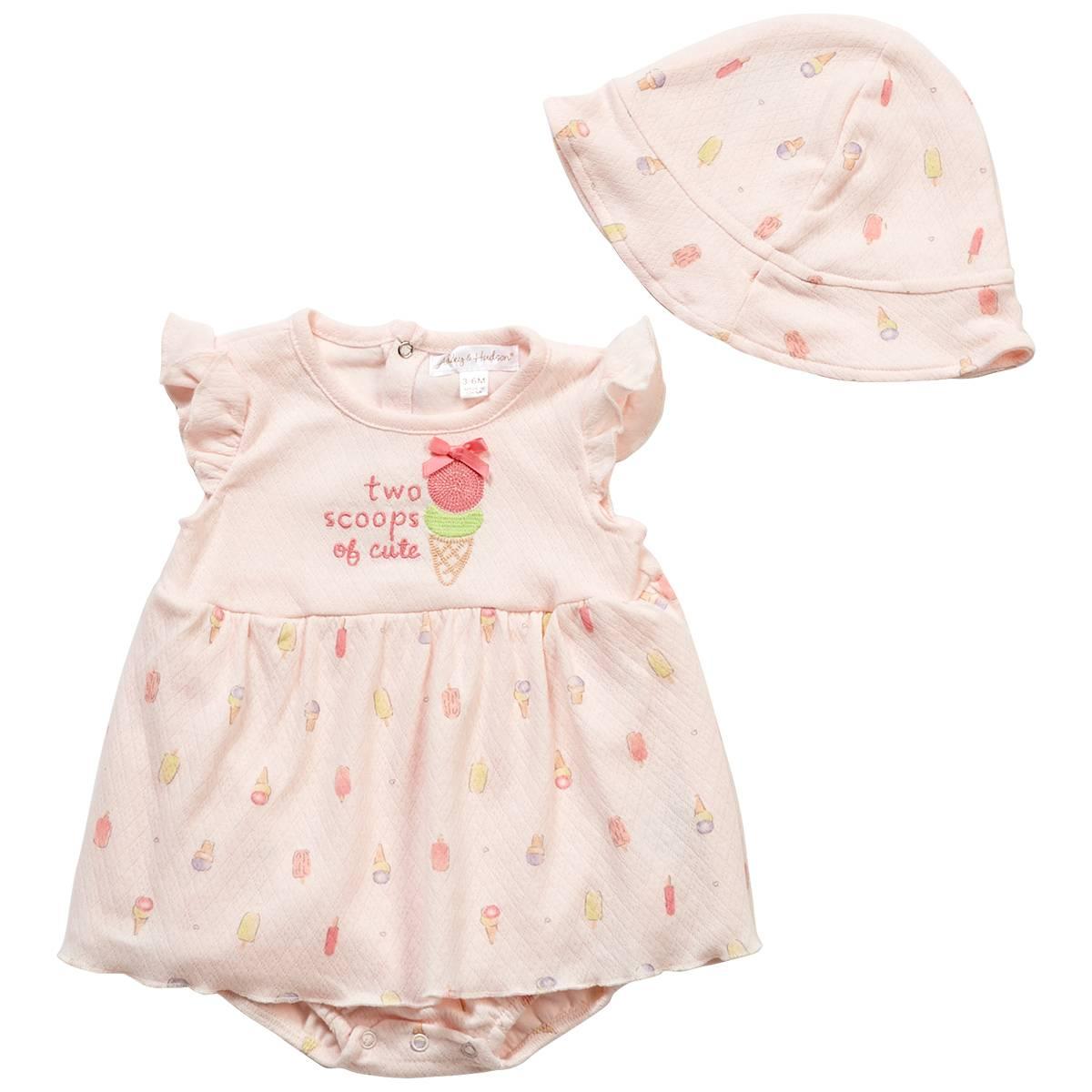 Click here for Baby Girl (NB-9M) Adley & Hudson Ice Cream Bodysui... prices