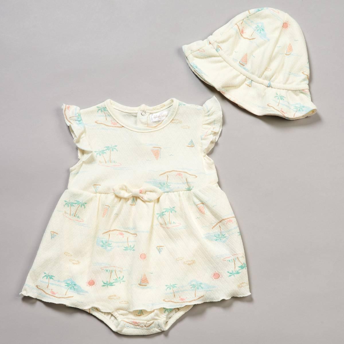 Click here for Baby Girl (NB-9M) Adley & Hudson Island Bodysuit S... prices