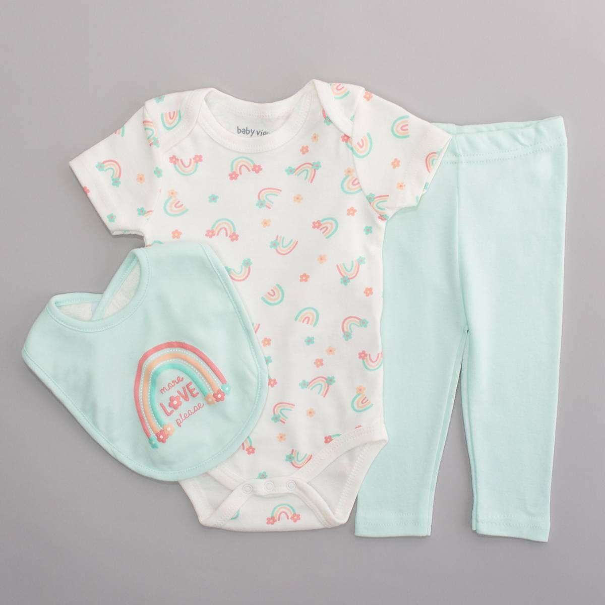 Click here for Baby Girl (NB-9M) baby views(R) 3pc. More Love Rai... prices