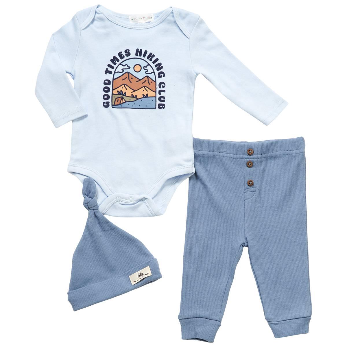 Click here for Baby Boy (NB-9M) Willow & Whimsy(R) 3pc. Good Time... prices
