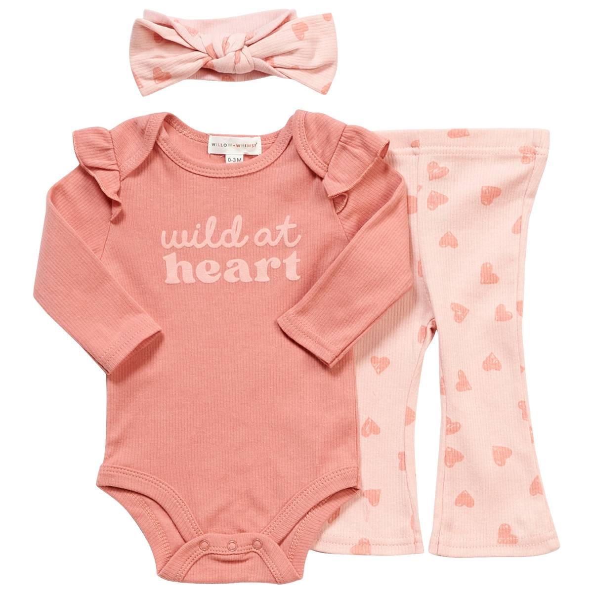Click here for Baby Girl (NB-9M) Willow & Whimsy(R) 3pc. Wild Hea... prices