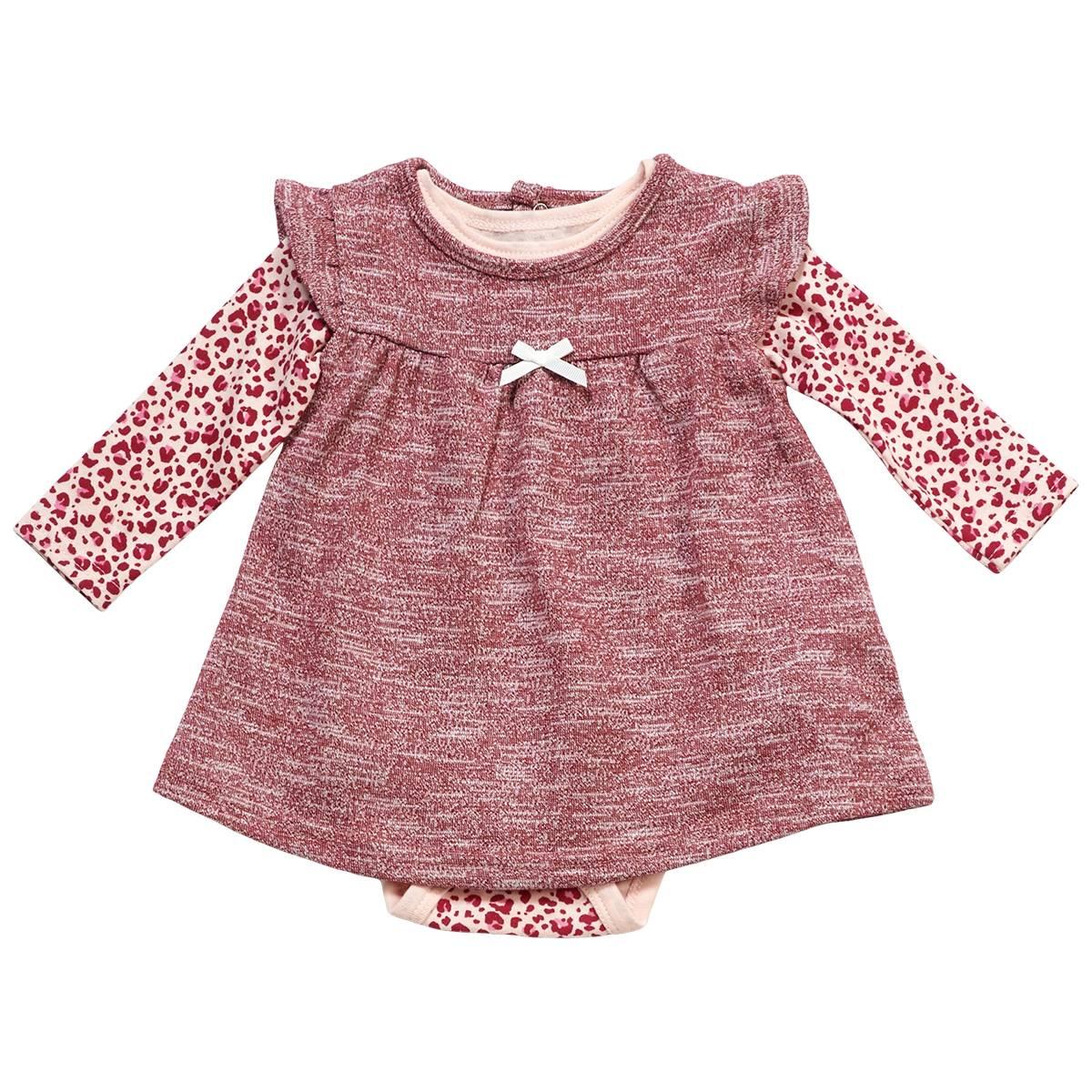 Click here for Baby Girl (NB-9M) Rene Rofe Marled Terry Jumper &... prices