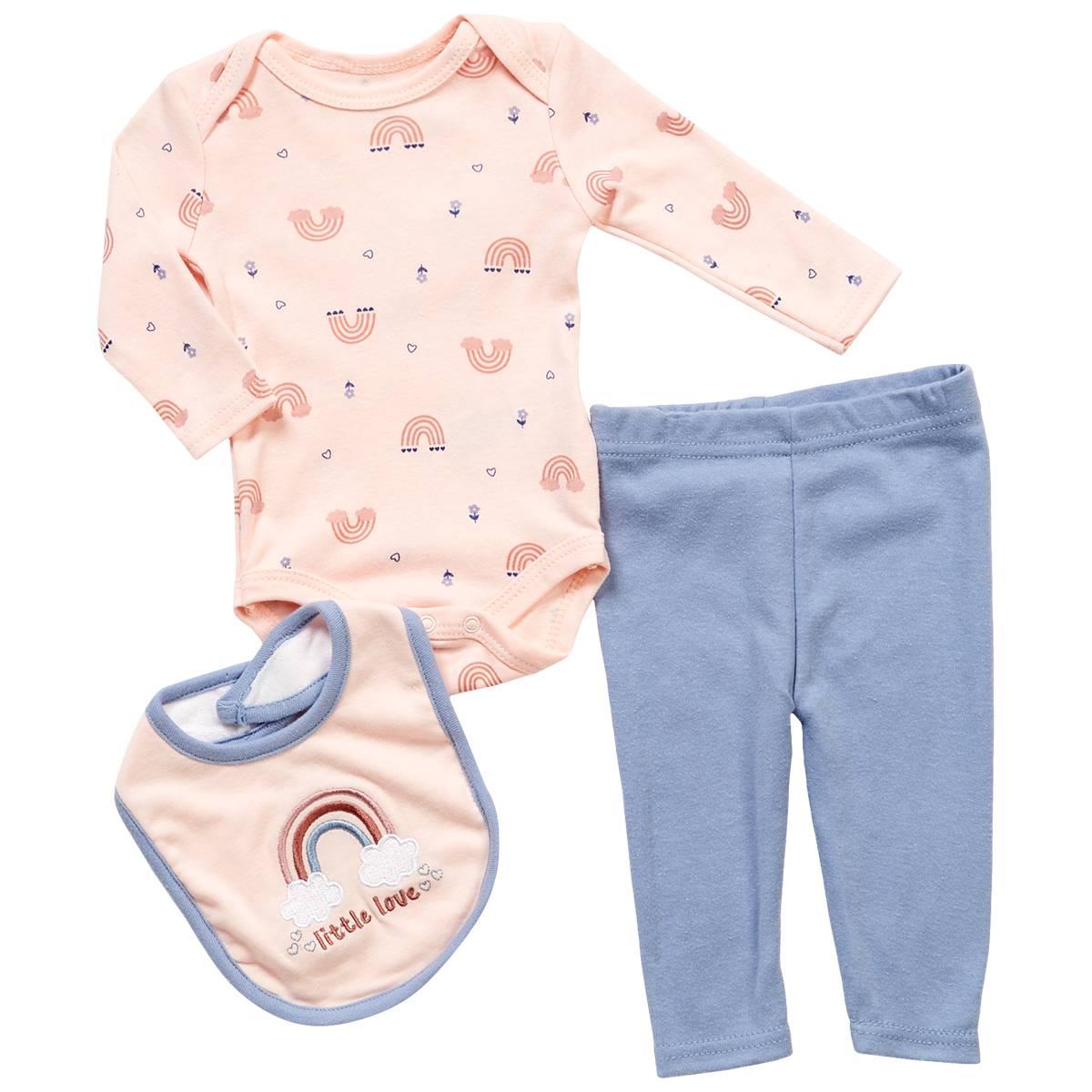 Click here for Baby Girl (NB-9M) baby views(R) 3pc. Love Bodysuit... prices