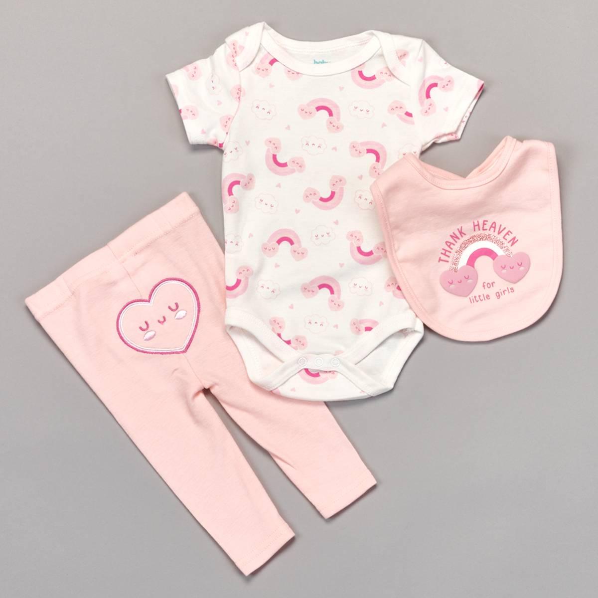 Click here for Baby Girl (NB-9M) baby views(R) Pink Heaven 3pc. T... prices