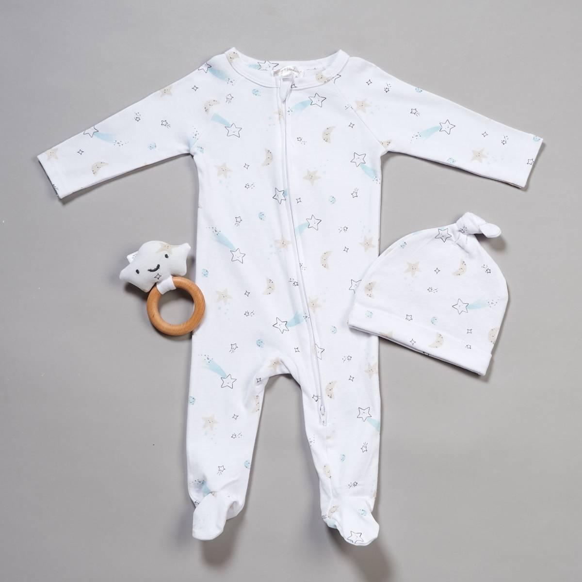 Click here for Baby Unisex (NB-9M) Adley & Hudson(R) Fox Sleeper... prices