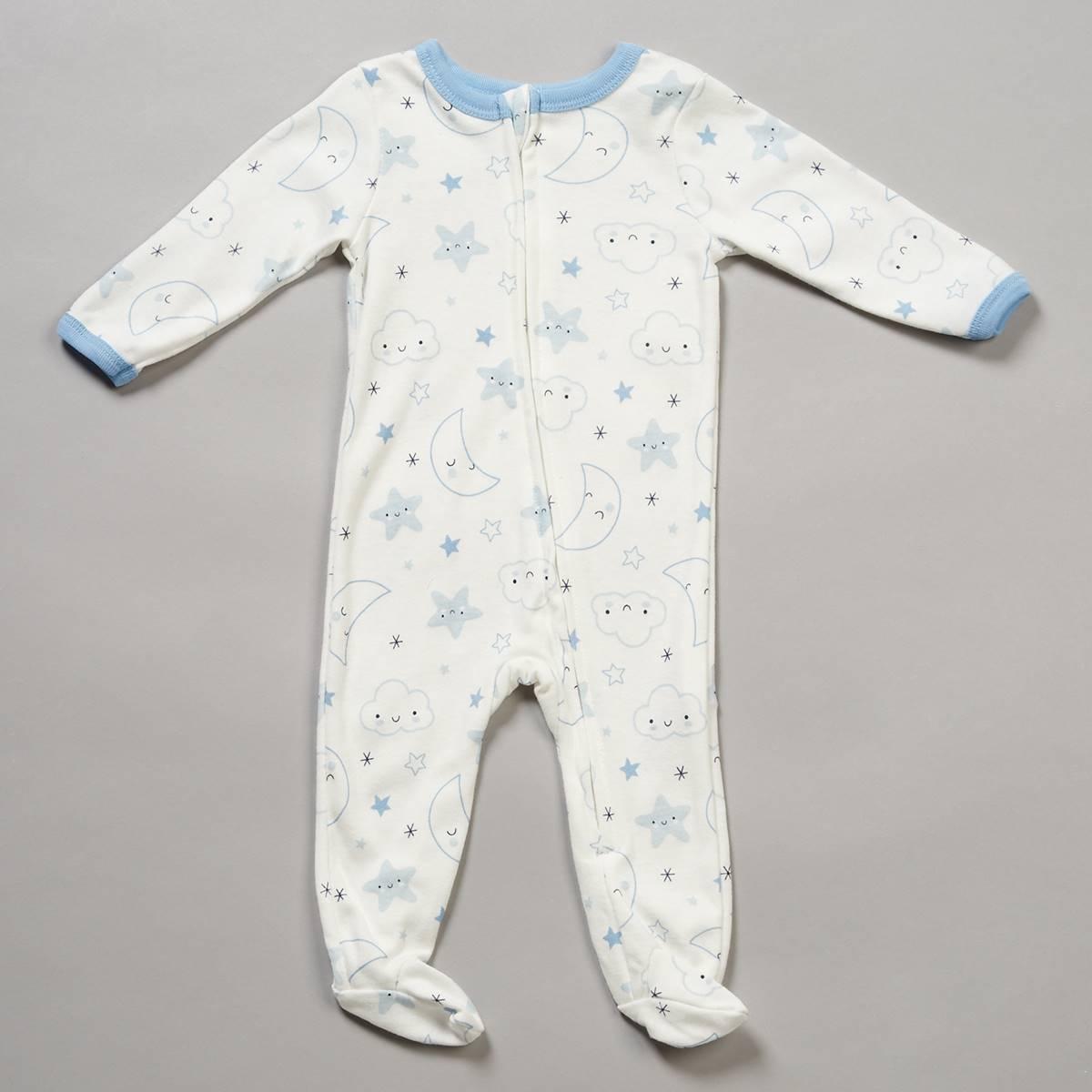 Click here for Baby Boy (NB-9M) baby views(R) Moon & Stars Zip Sl... prices