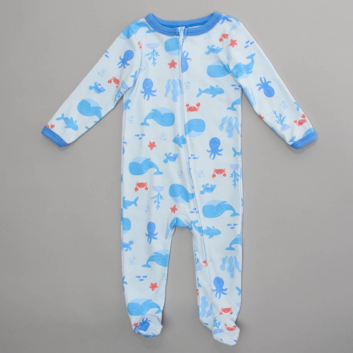 Click here for Baby Boy (NB-9M) baby views(R) Sea Life Zip Up Sle... prices