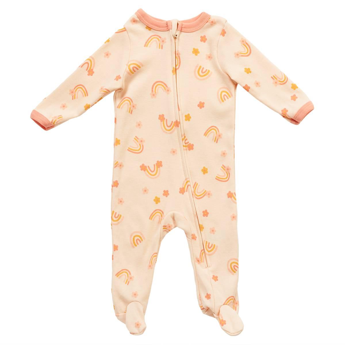 Click here for Baby Girl (NB-9M) baby views(R) Rainbow Floral Zip... prices