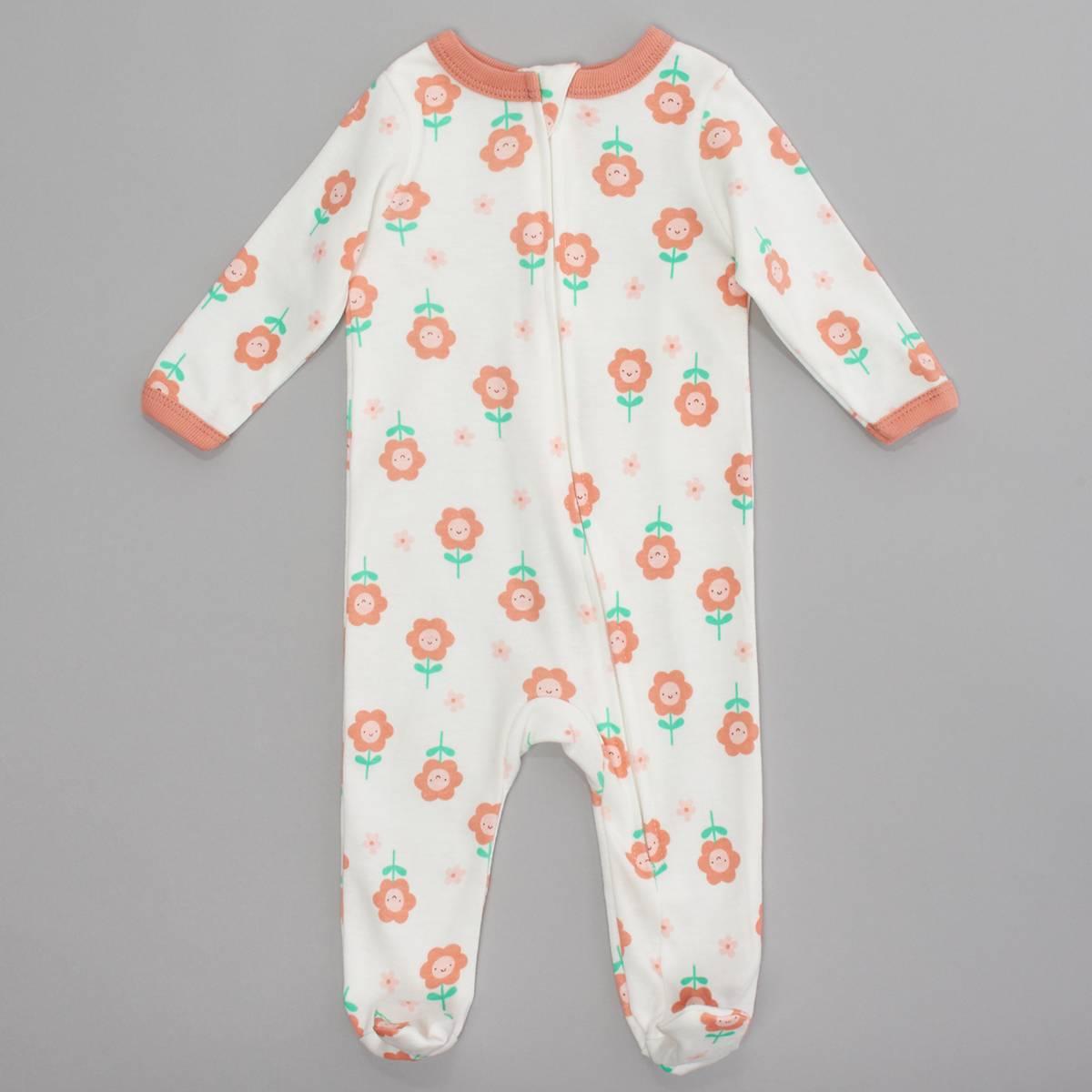 Click here for Baby Girl (NB-9M) baby views(R) Smiling Flower Zip... prices