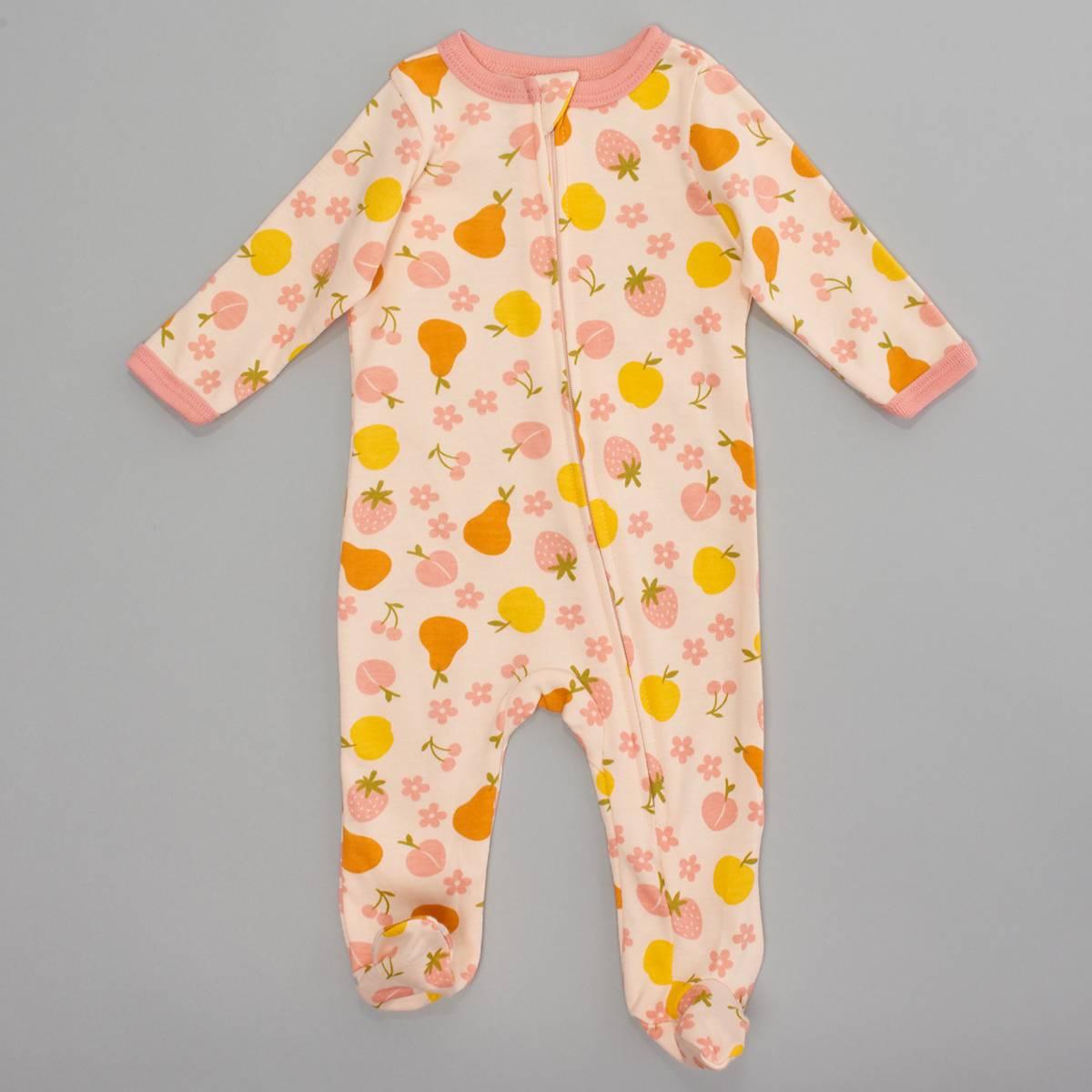 Click here for Baby Girl (NB-9M) baby views(R) Fruit Zip Pajamas prices