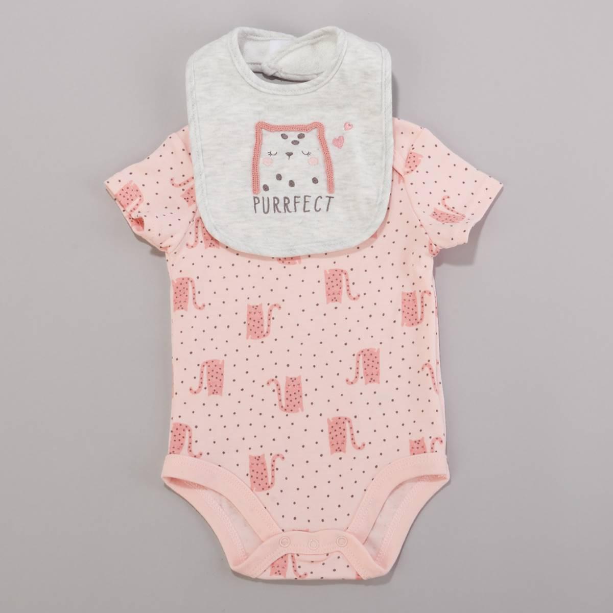 Click here for Baby Girl (NB-9M) bon bebe(R) Kitty Purrfect Bodys... prices